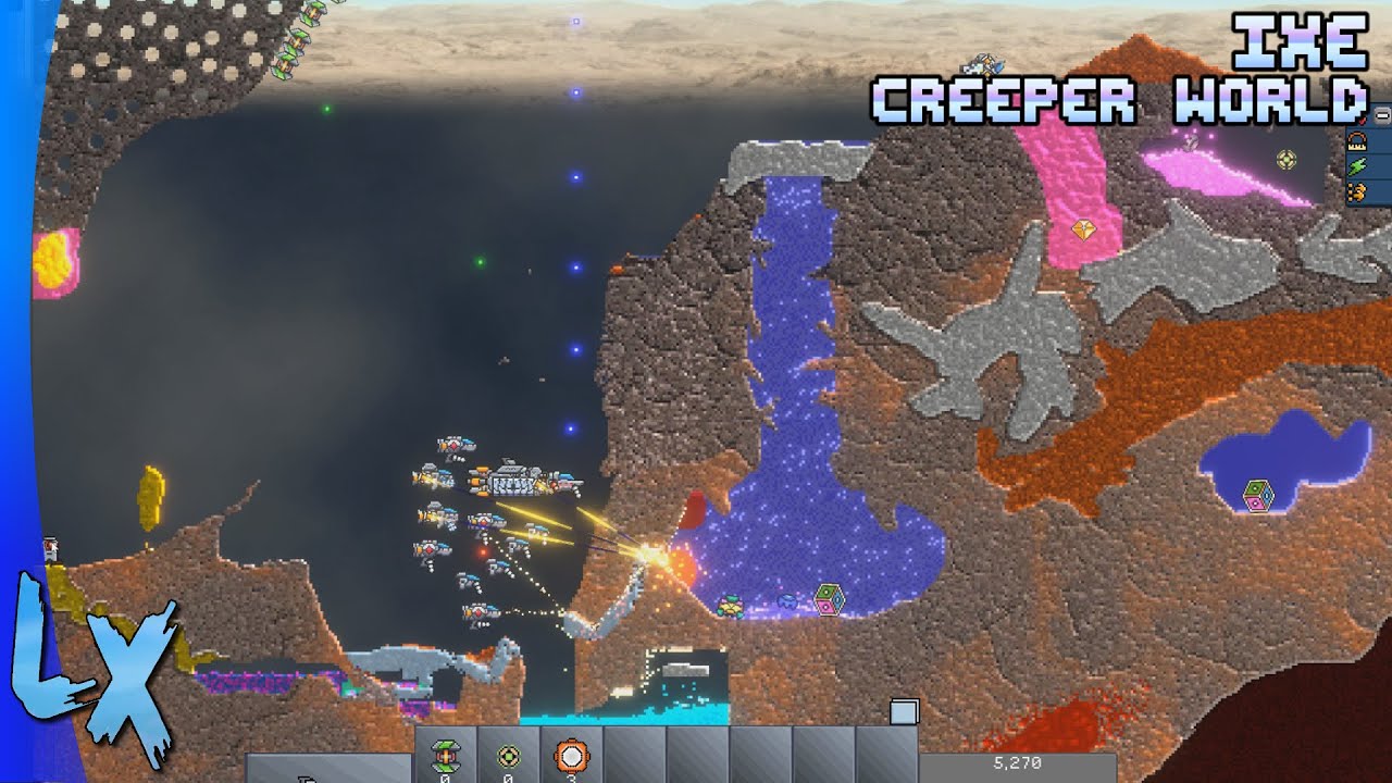 Terraformer la map pour detruire le creep ! || Creeper World IXE - YouTube