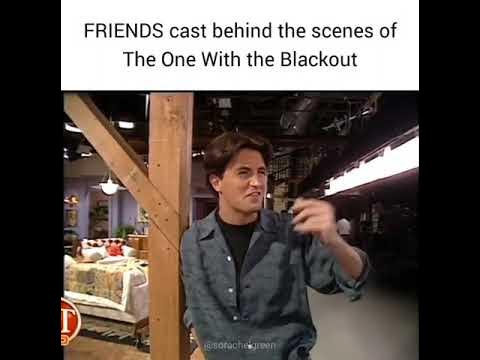 The FRIENDS cast behind the scenes of the season 1 episode, The One ...