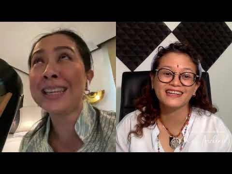 Maya Hasan, Pemain Harpa Indonesia dalam acara Live Love Laugh with Mā ...