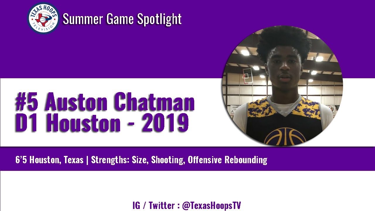 2019 Auston Chatman Game Spotlight - D1 Houston - YouTube