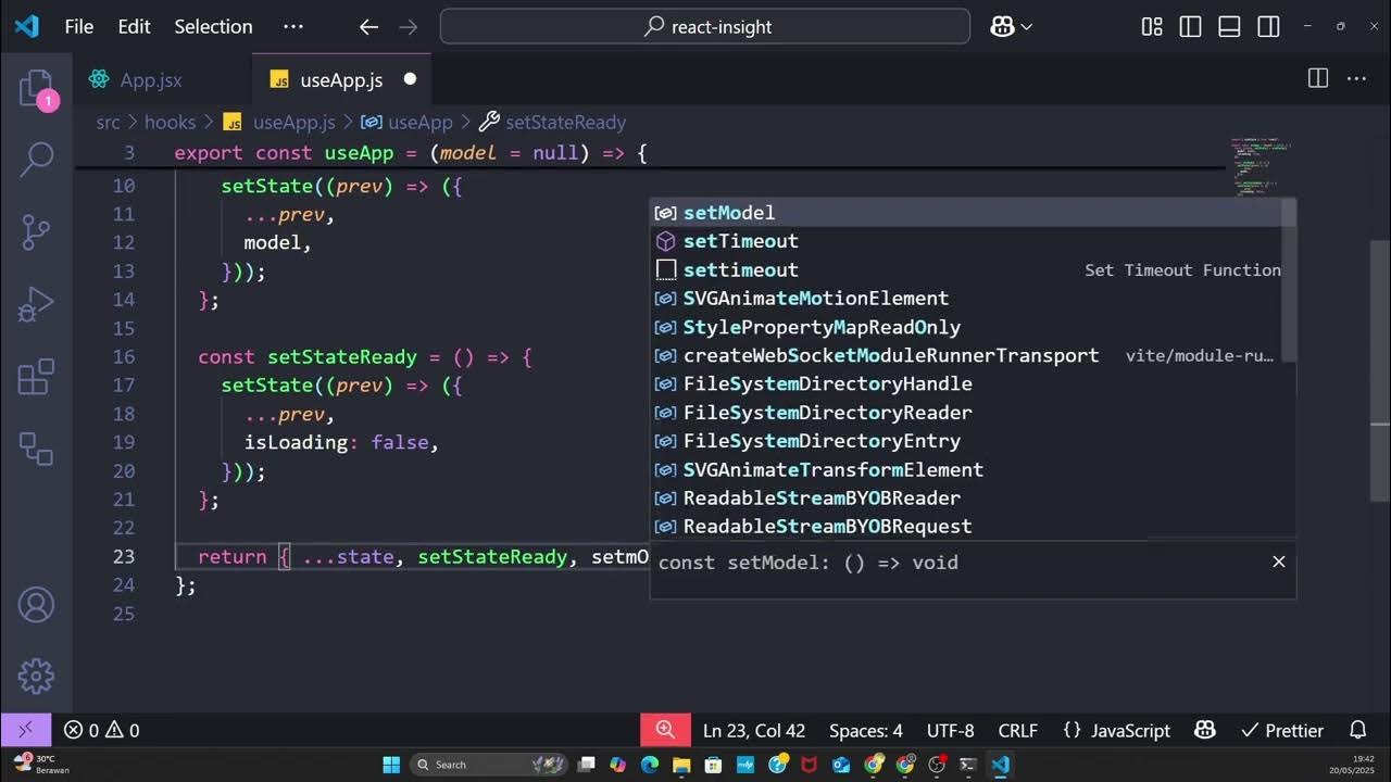 #2. React Insight - Cara Membuat Custom Hooks useApp - YouTube