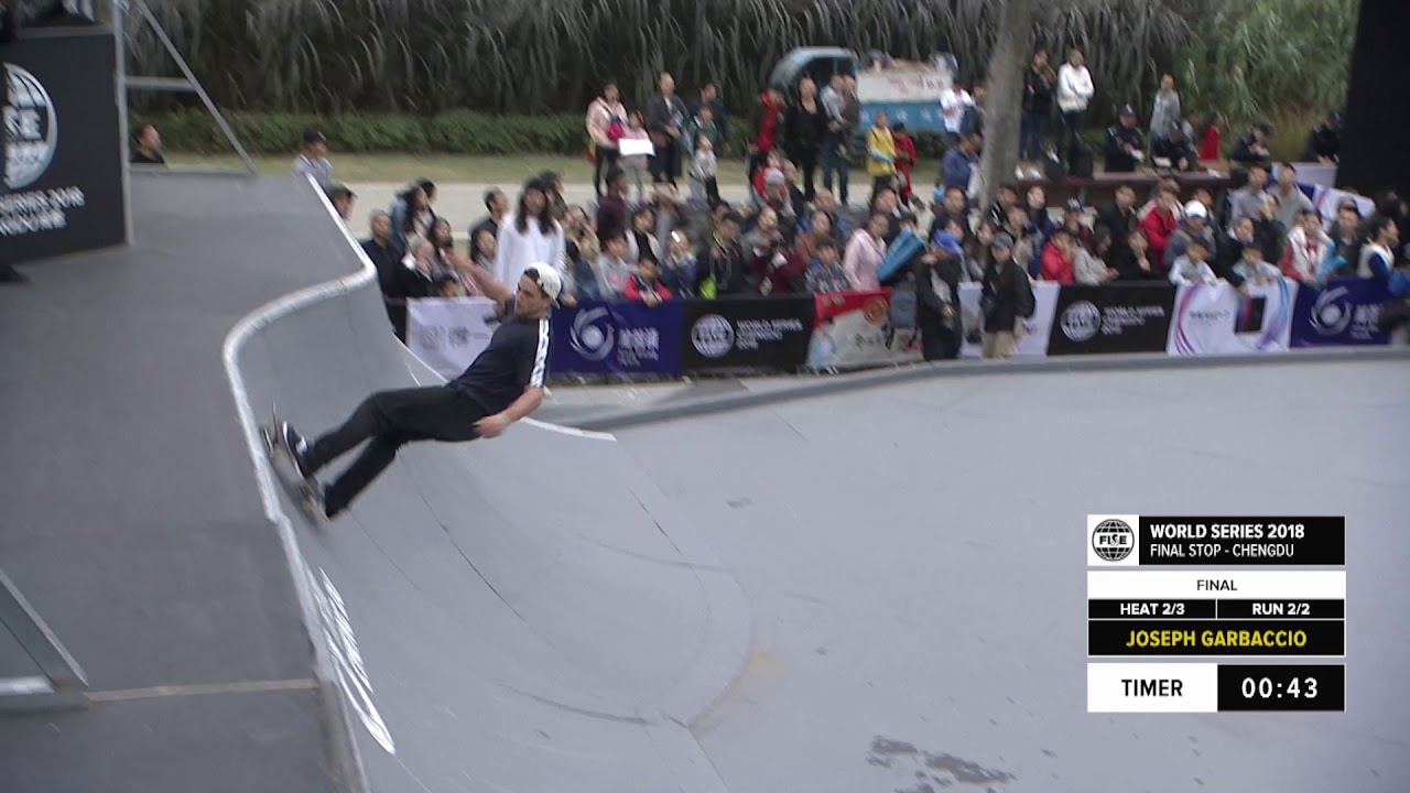 Joseph Garbaccio 2nd Place - Skateboard Street Final | FISE World ...
