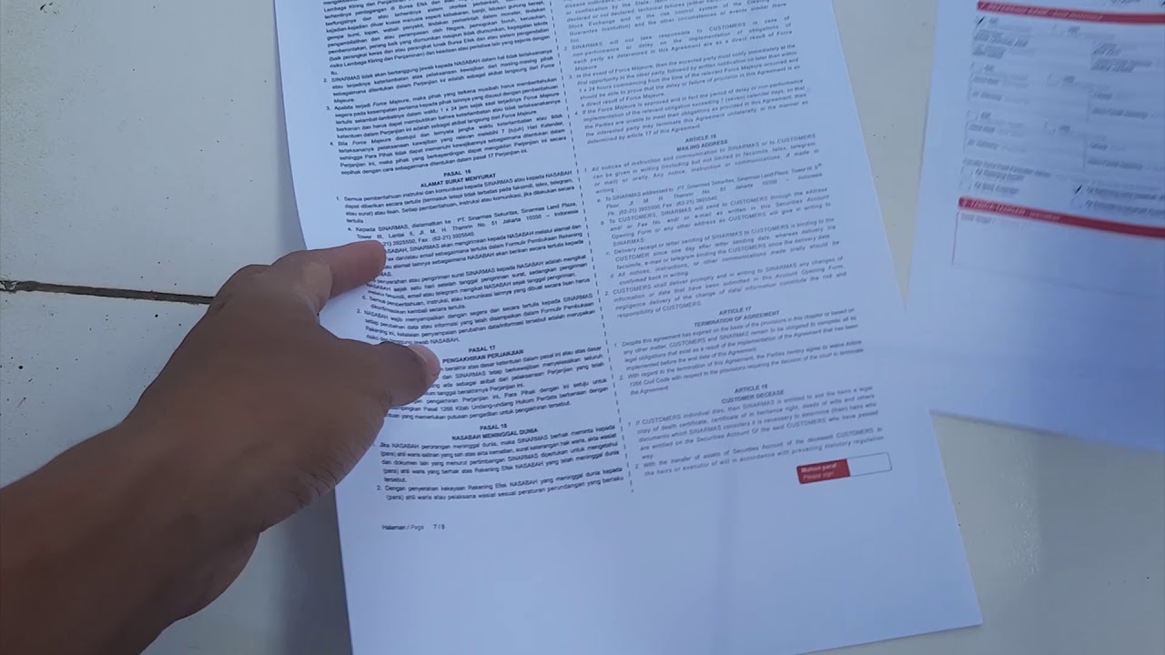 perbedaan paraf dan tanda tangan - YouTube