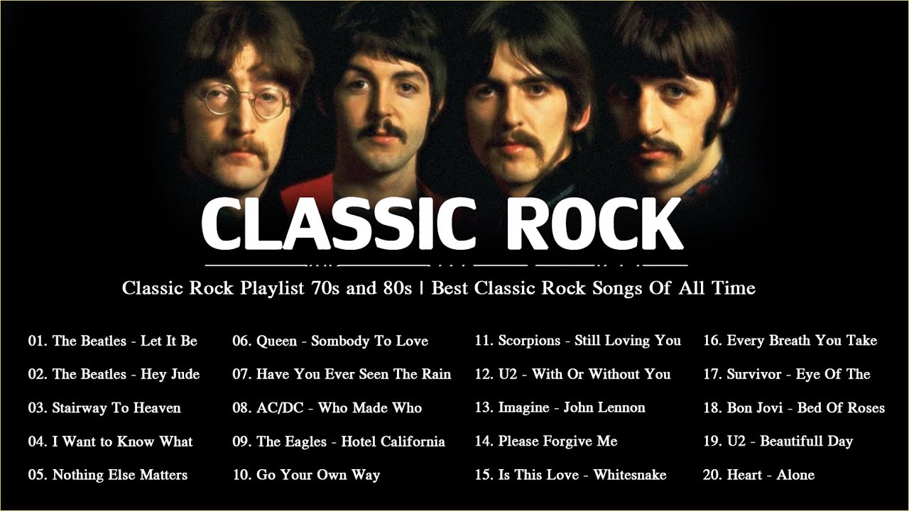 Classic Rock Playlist 70s and 80s | The Best Of Classic Rock Songs 70s ...