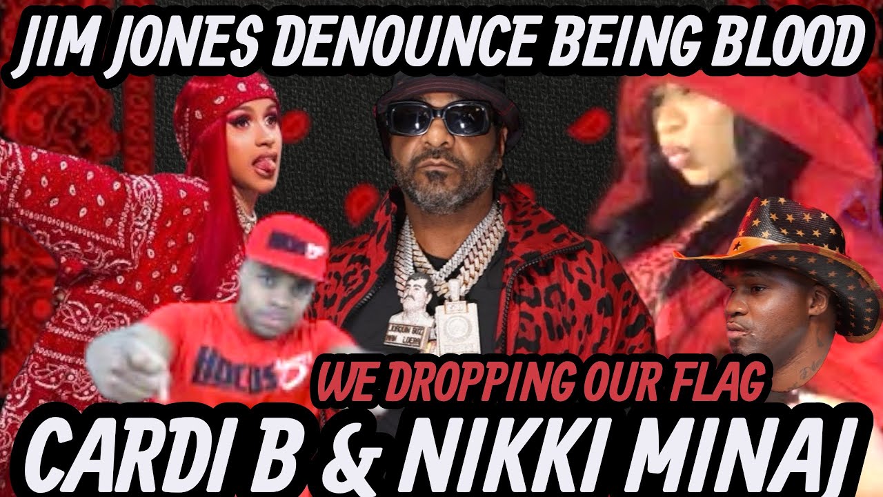 IS JIM JONES AND CARDI B DROPPING THEIR BLOOD AFFILIATION PUBLICLY? OR ...