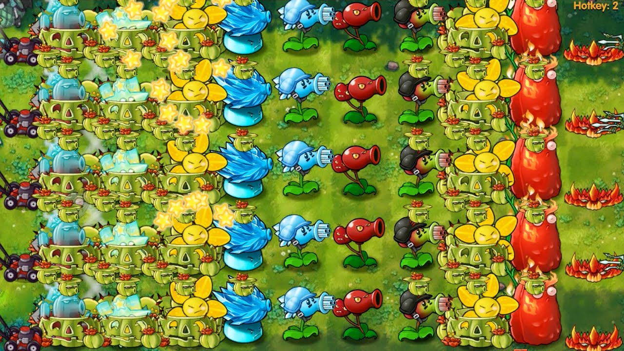 PVZ Fusion 2,13 English How to Merge Plants into Super Strong Ice And ...