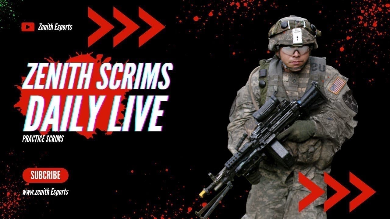ZENITH ESPORTS | ZE 03:00 PM SCRIMS LIVE MATCHES - YouTube