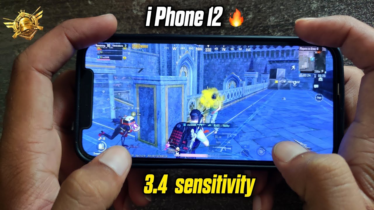 New 3.4 update sensitivity setings pubg mobile iPhone 12 pubg Sensitivity settings Ios 17.6.1 ...