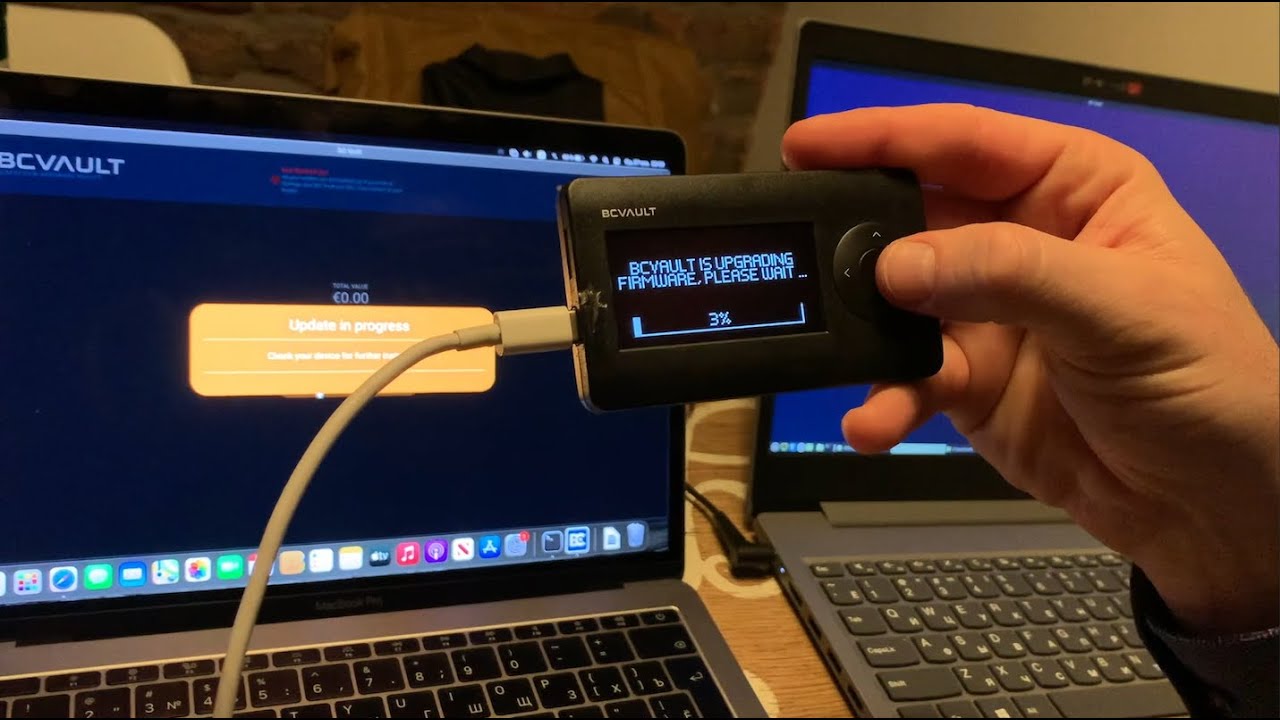 (Part 2) BC-Vault One - first connect + boot - YouTube