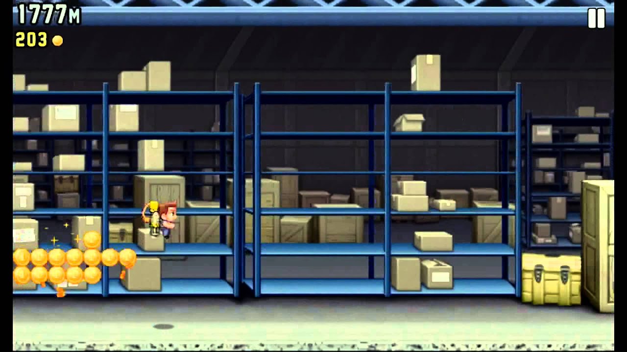 Gameplay Jetpack Joyride - YouTube