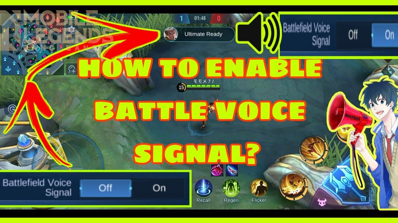 HOW TO ENABLE / TURN ON BATTLE VOICE SIGNAL MLBB | EeXPi Gaming - YouTube