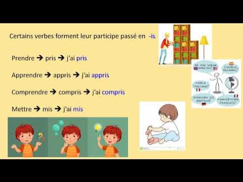 FLE FLS le passé composé des verbes irréguliers avec avoir, leçon 4 ...