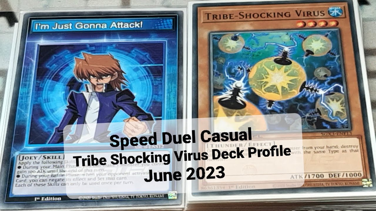Speed Duel Casual Tribe Shocking Virus Deck Profile June 2023 - YouTube