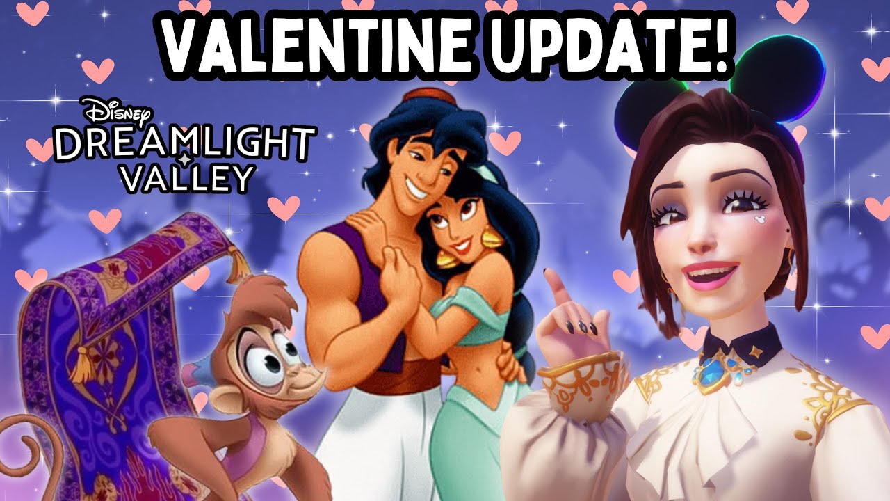 Aladdin & Jasmine Confirmed! Valentine's Update | Disney Dreamlight ...