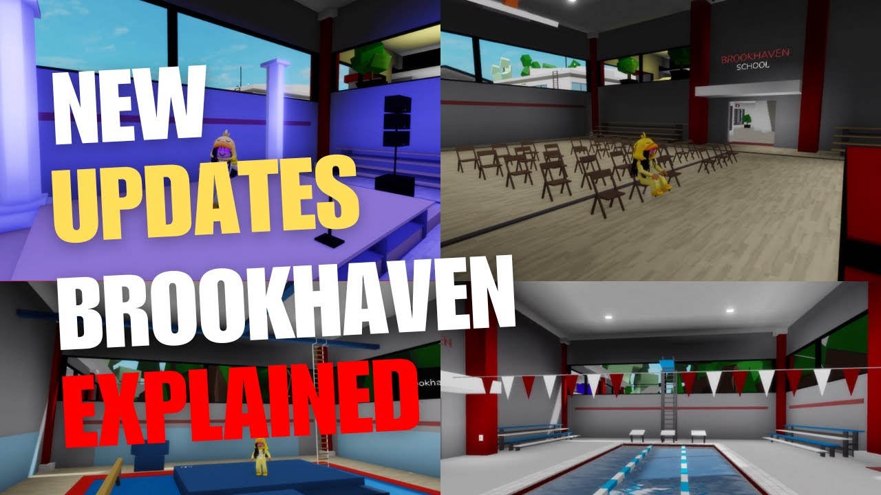 NEW UPDATE IN BROOKHAVEN! | NEW GYM SETS AND AUD SETS - YouTube