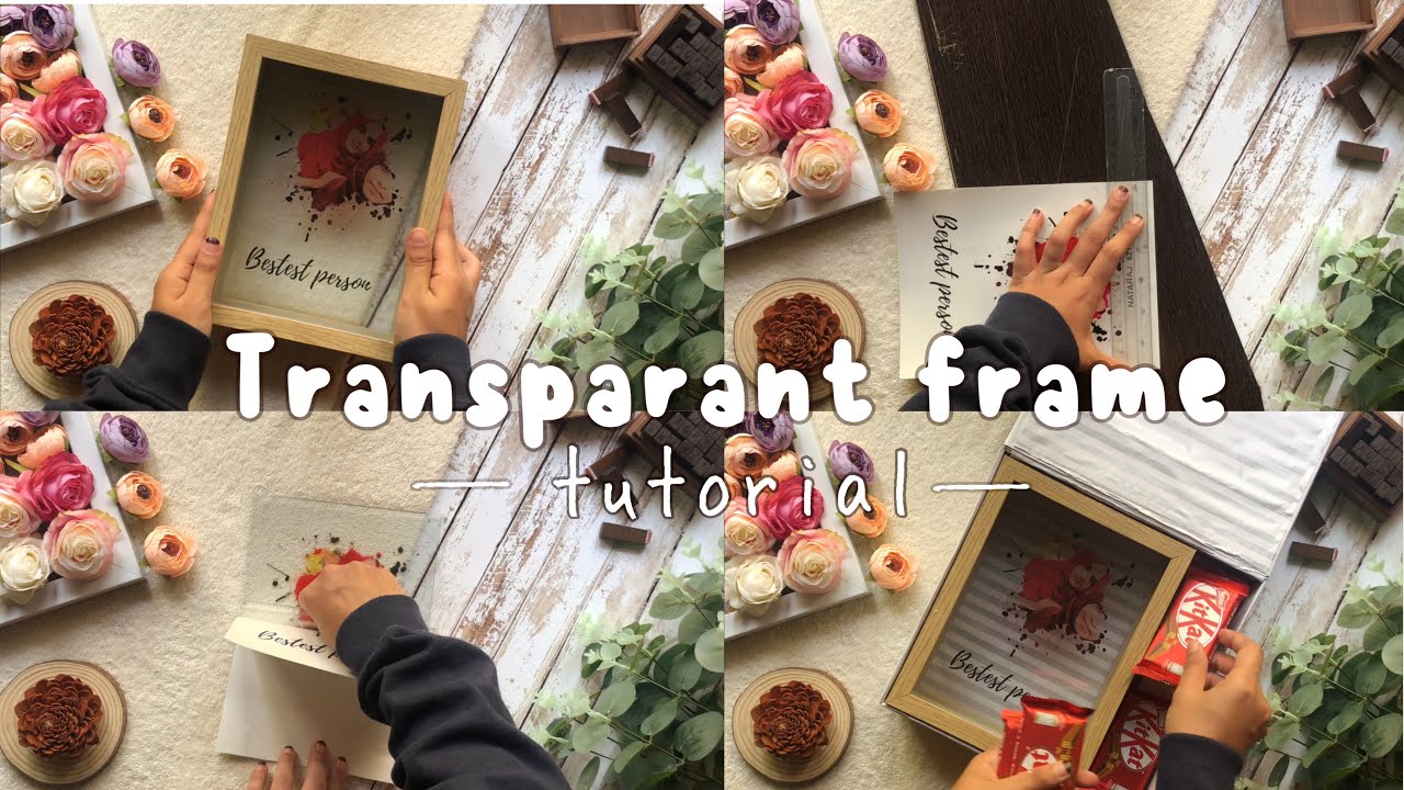 Transparant wooden frame tutorial | frame tutorial | artiee by safna ...