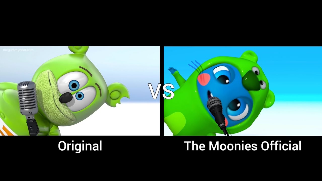 The Gummy Bear Song by The Moonies (Scene Comparisons) - YouTube