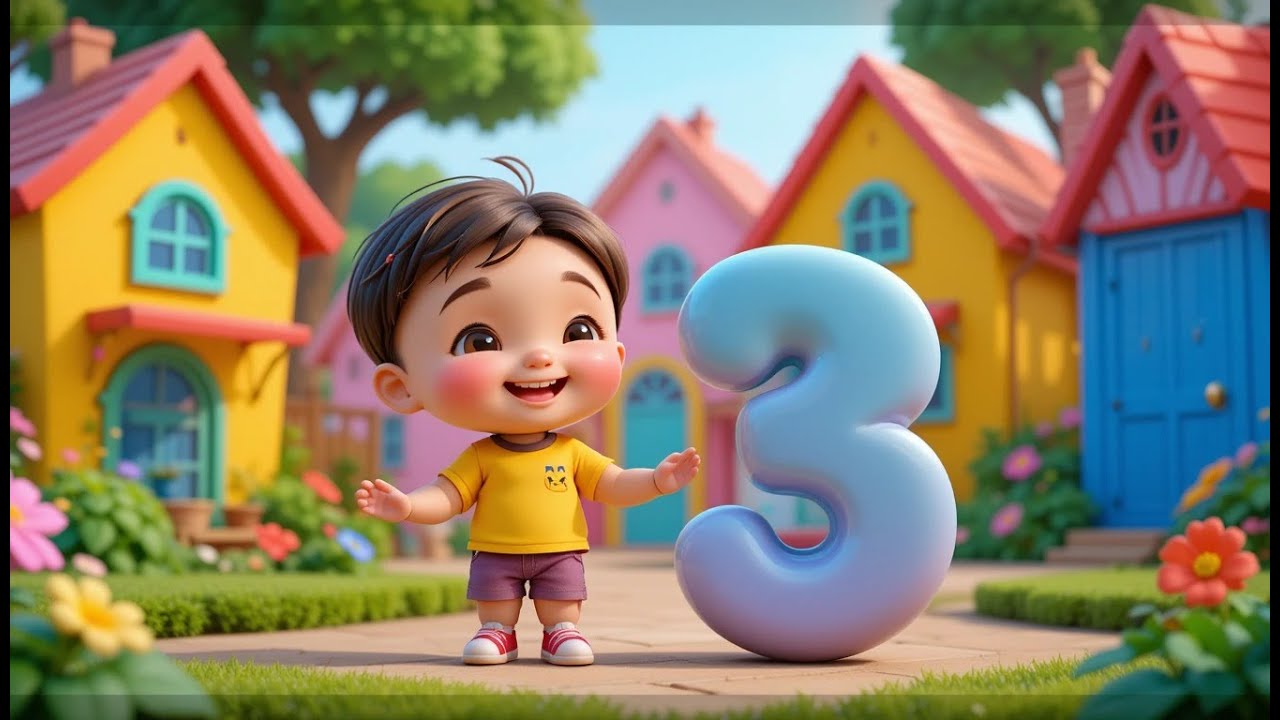 One, Two, Let’s Count to Ten Rhyme Song | Popular Nursery Rhyme for ...