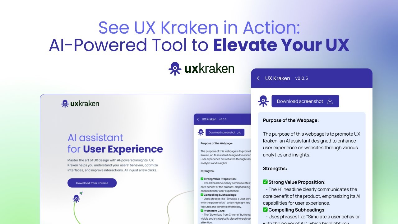 Unleash the Kraken: Your AI-Powered UX Expert for Landing Pages - UX Kraken - YouTube