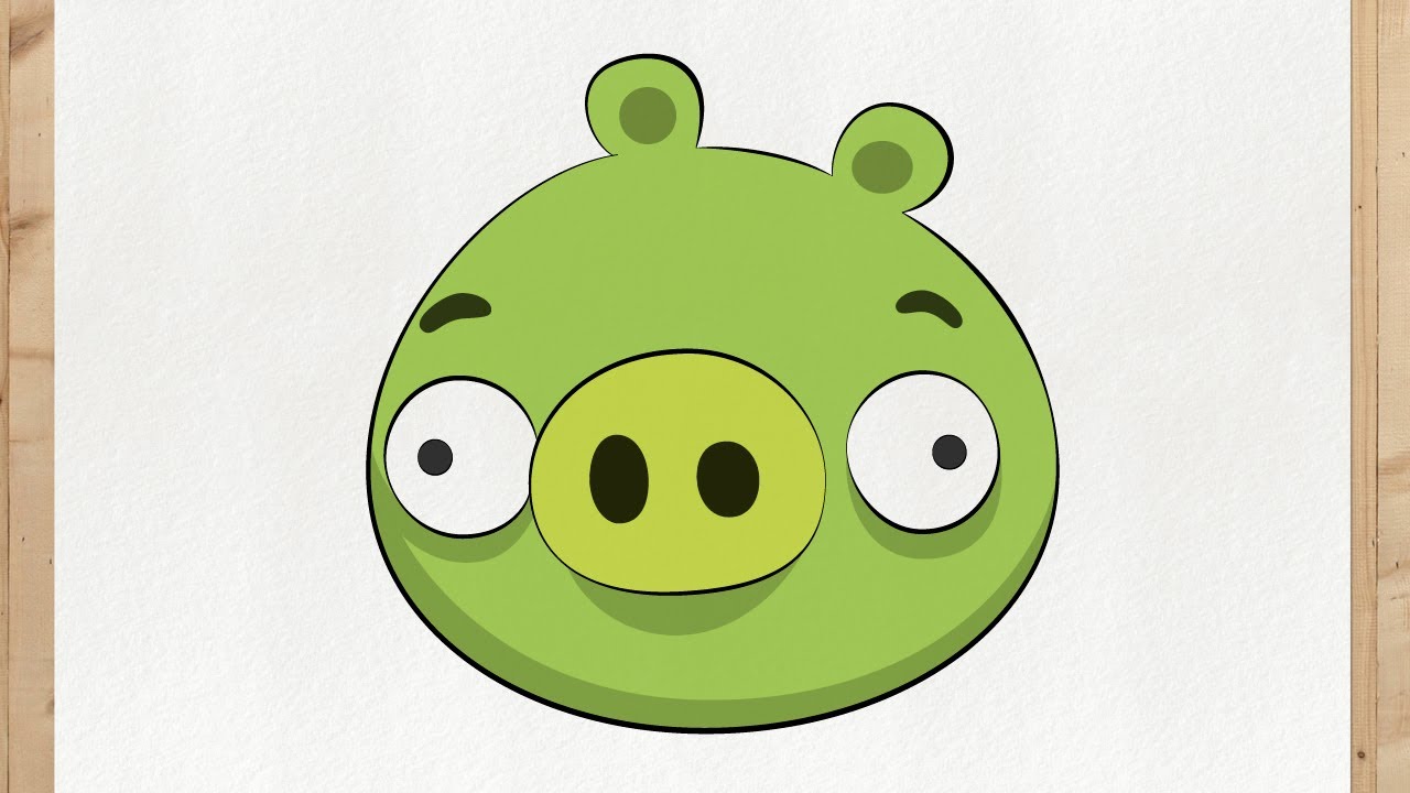 Come disegnare un Maiale di Angry Birds - YouTube