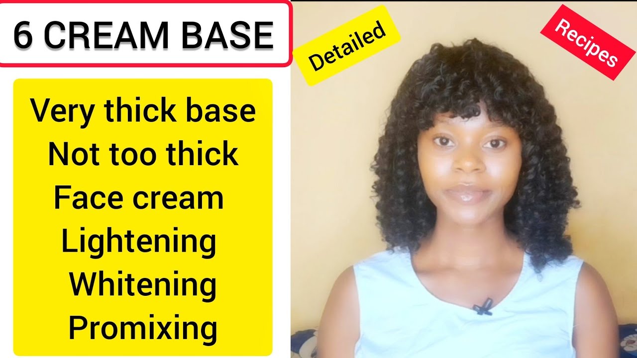 How to make EFFECTIVE cream base from scratch | 6 detailed CREAM BASE ...