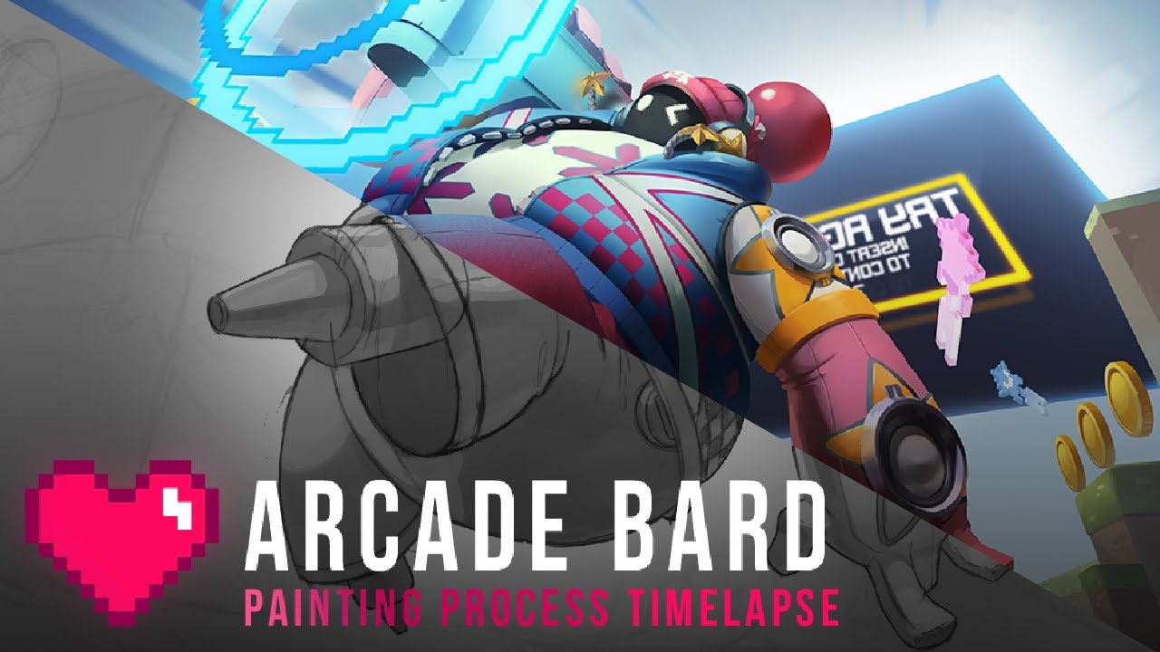 Painting Arcade Bard - League of Legends Fan Splash Art Painting ...