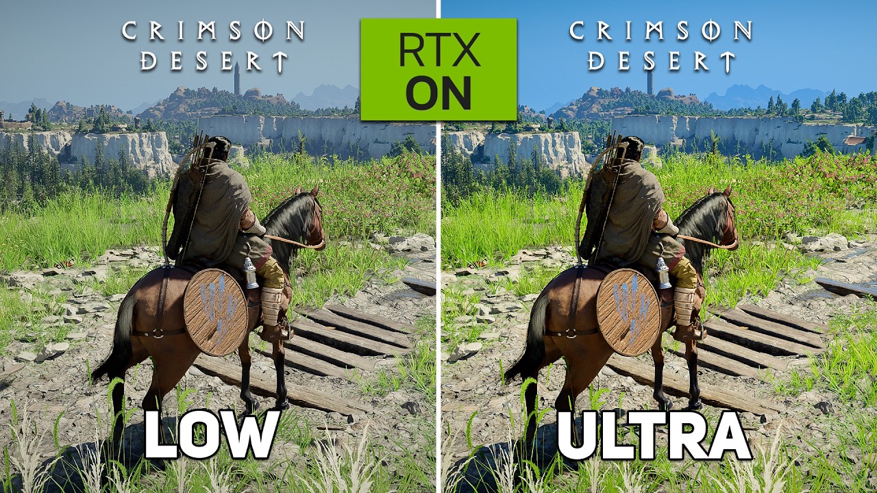 RTX 3060 | Crimson Desert Low vs Ultra Graphics Test | RTX ON - YouTube
