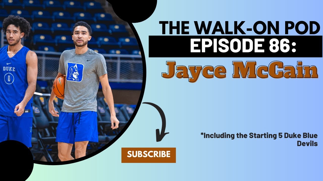 The Walk-On Pod Ep. 86 - Jayce McCain - YouTube