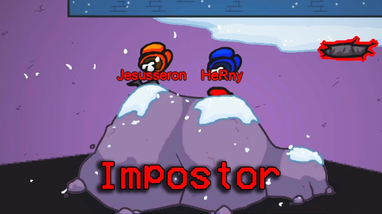 AMONG US | IMPOSTORES SE ESCONDEN DENTRO DE UNA ROCA - YouTube