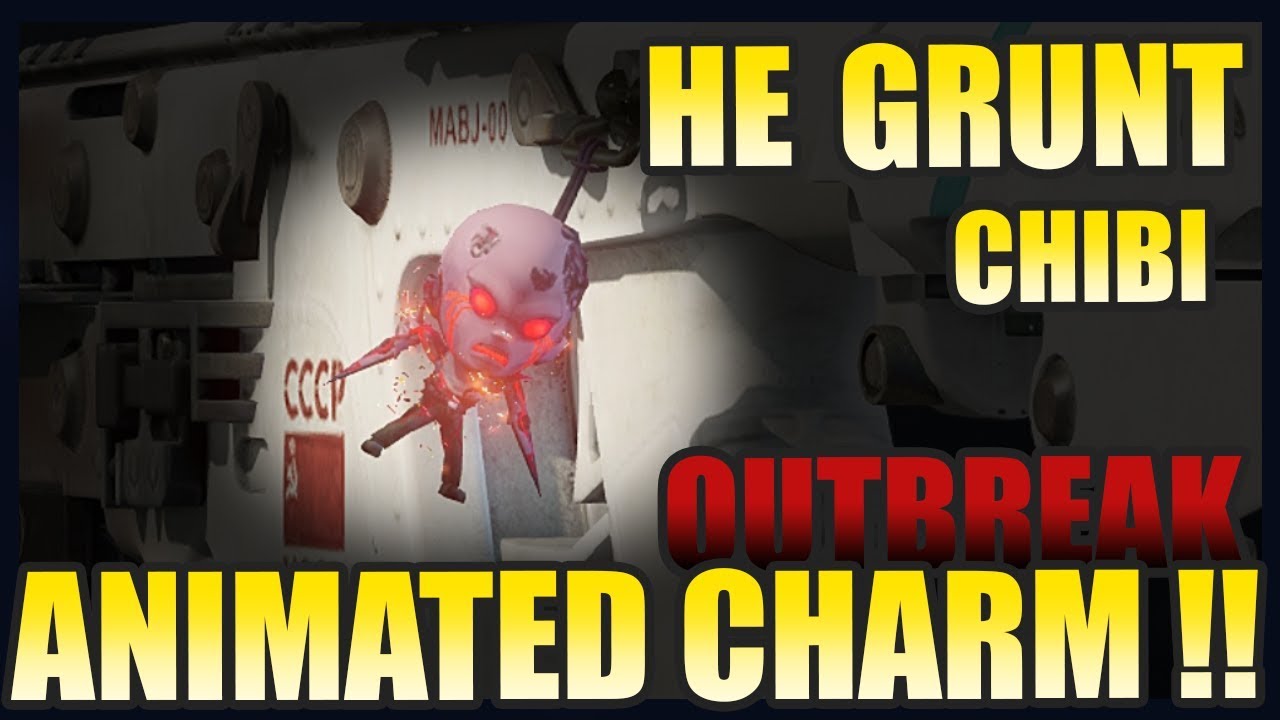 He Grunt Chibi Charm! ANIMATED OUTBREAK CHARM!! | Rainbow Six Siege ...