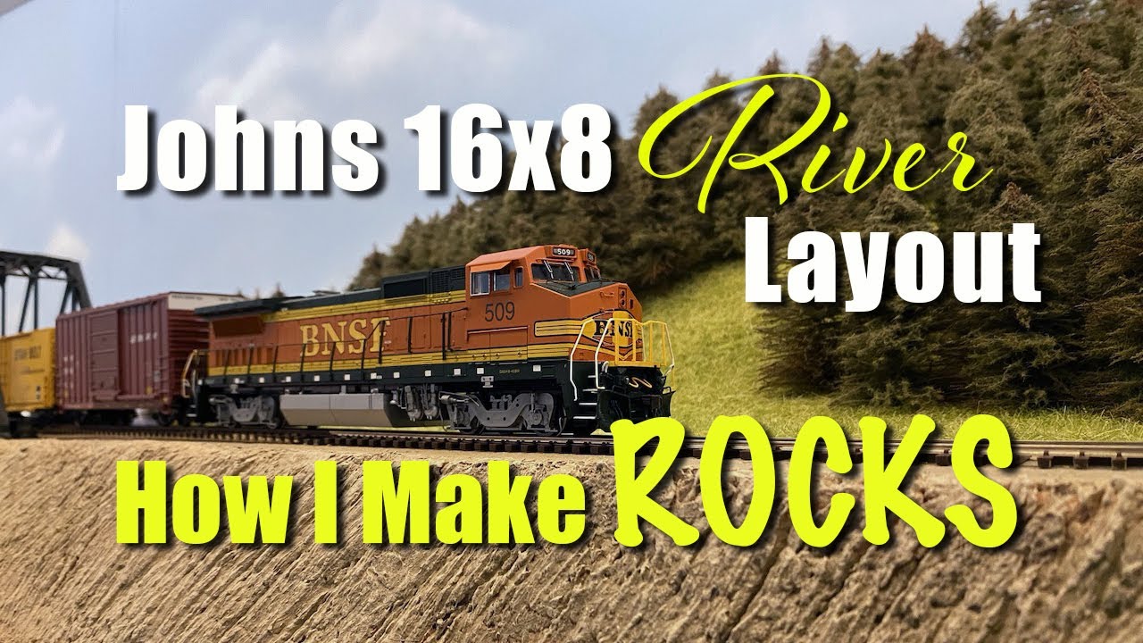 Johns Trains Making HO/N Scale Rocks! - YouTube