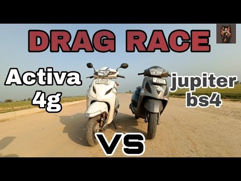 Jupiter Bs4 Vs Activa 4g Drag Race Activa 4g Vs Jupiter Race | Piston ...