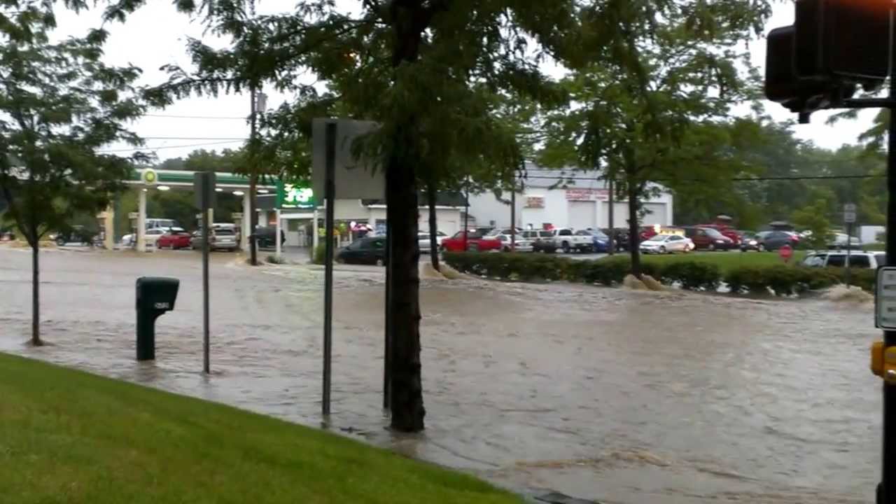 Akron, Ohio July 10, 2013 Flood - Waterloo Rd. - YouTube