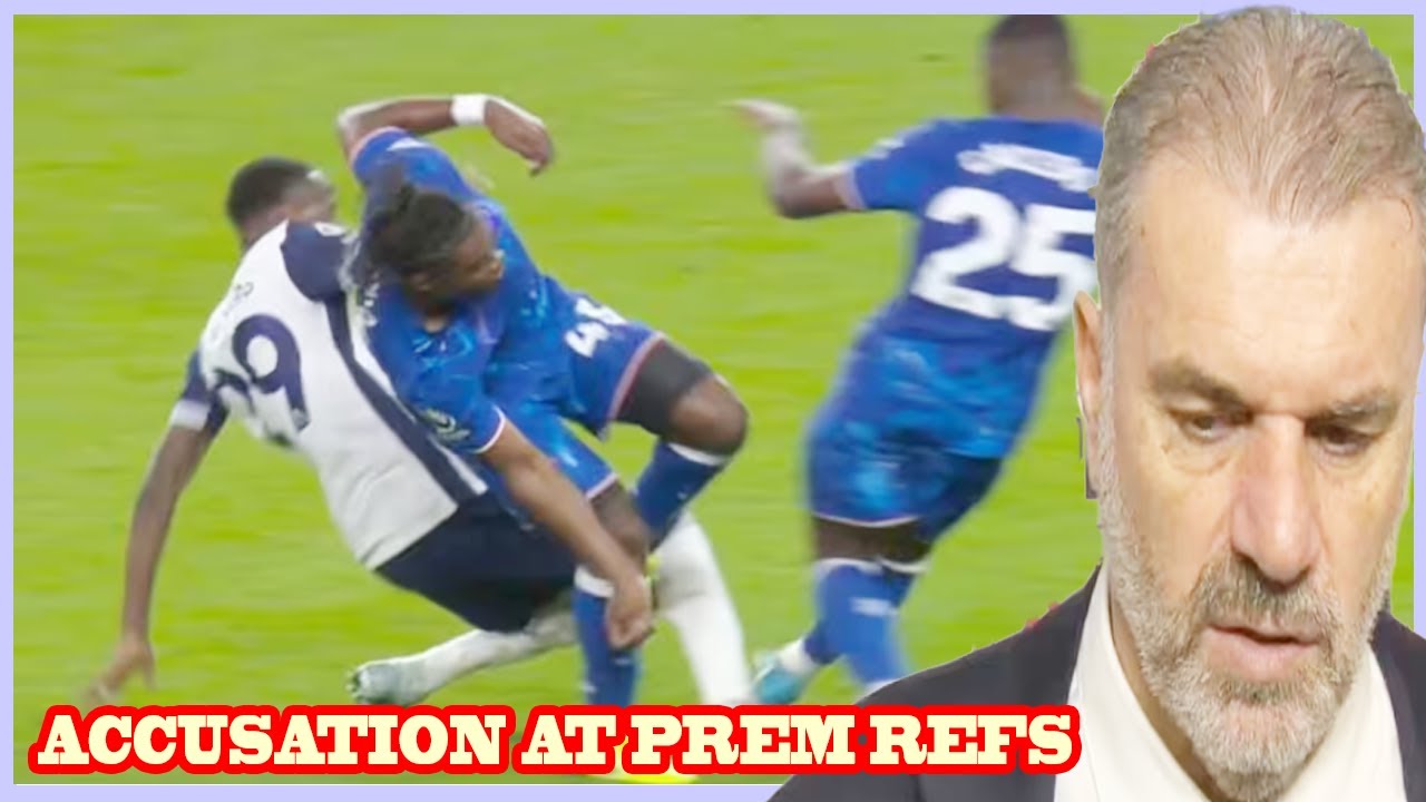 Ange Postecoglou fires accusation at Prem refs as Chelsea star Moises ...