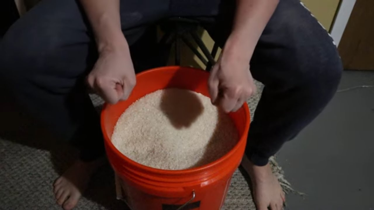 Rice Bucket Challenge Day 5 (Wax Off) - YouTube