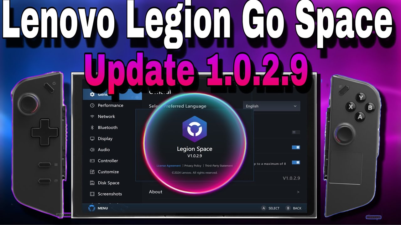 Lenovo Legion Go Space Update 1.0.2.9 Well Needed! Finally👌 - YouTube