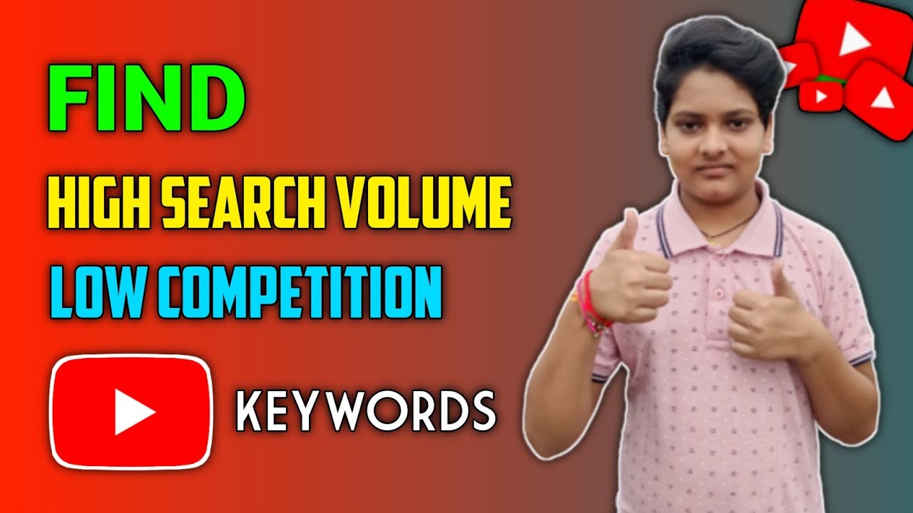 How To Find High Search Volume & Low Competition Tags For Youtube ...