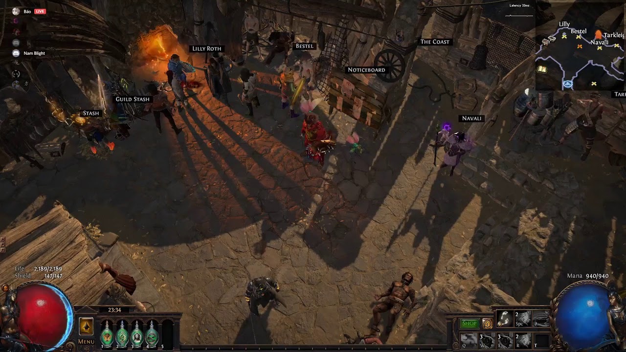 PoE Build Immortal Deep Delve - YouTube