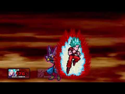 SSF2 Blue Kaioken Goku vs Beerus - YouTube