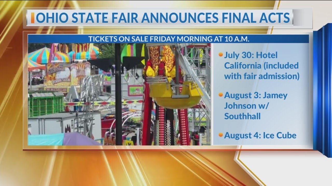 Ohio State Fair announces final acts - YouTube
