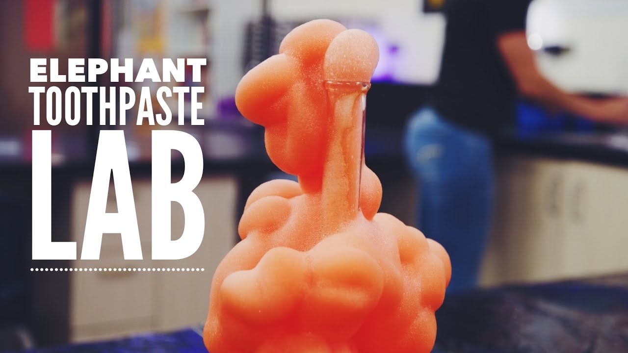 How To Elephant Toothpaste 🐘 - YouTube