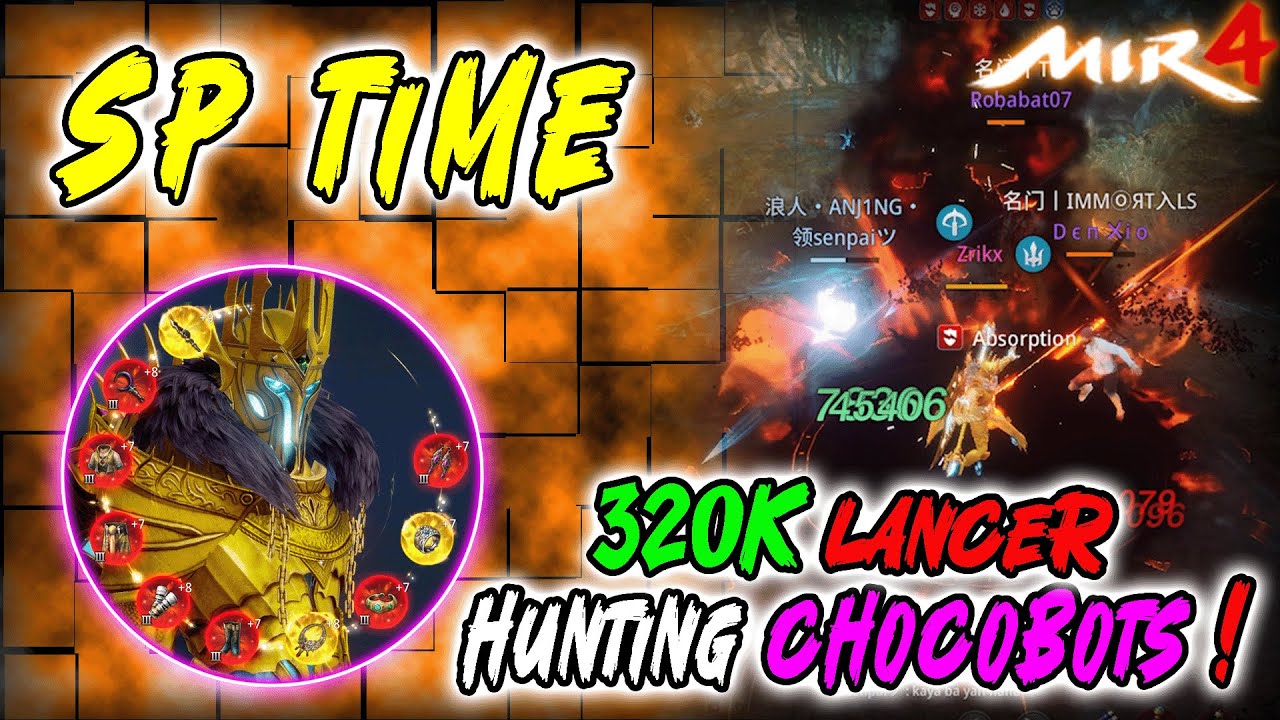 SP TIME | Chocobot Hunt Begins | MIR4 PvP - YouTube