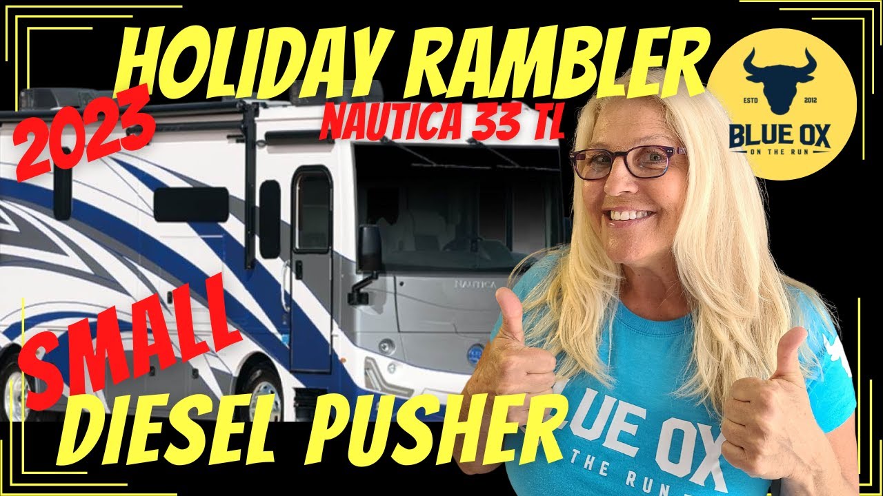 💥SMALL RV DIESEL PUSHER! Mighty and Luxurious! Holiday Rambler Nautica ...