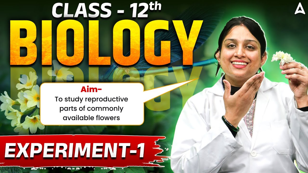 Class 12 Biology Experiment - 1 Reproductive Parts of Commonly ...