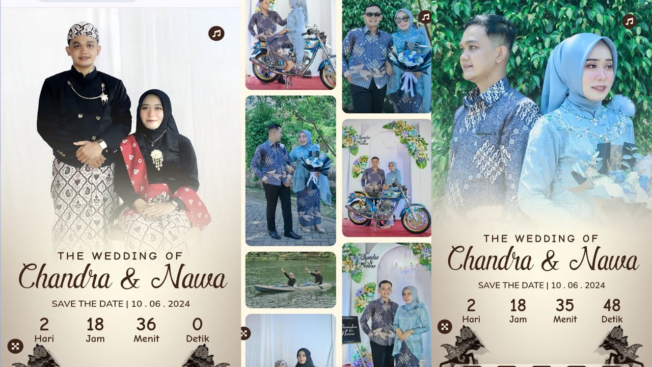 Live streiming pernikahan YULITRIA NAWA SAPTIKA, Amd. Kep & CHANDRA ...