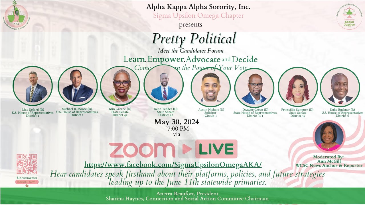 Pretty Political: Meet the Candidates Virtual Forum held on May 30 ...
