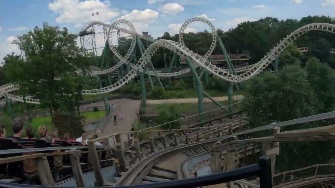 Joris en de Draak - Efteling (NL) - Onride 1st Row Blue - 5k 60FPS ...