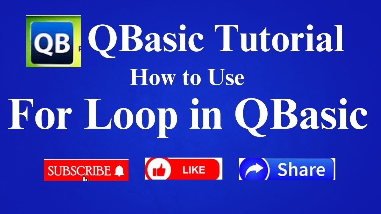 How to Use For Loop in QBasic ||QBasic For Loop in Hindi - YouTube