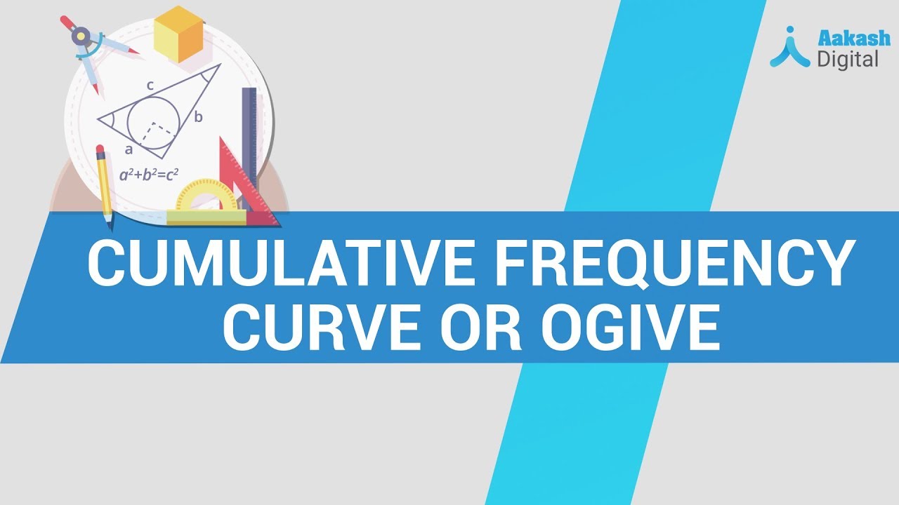 Cumulative Frequency Curve or Ogive - Math - Class 10 | Aakash Digital ...