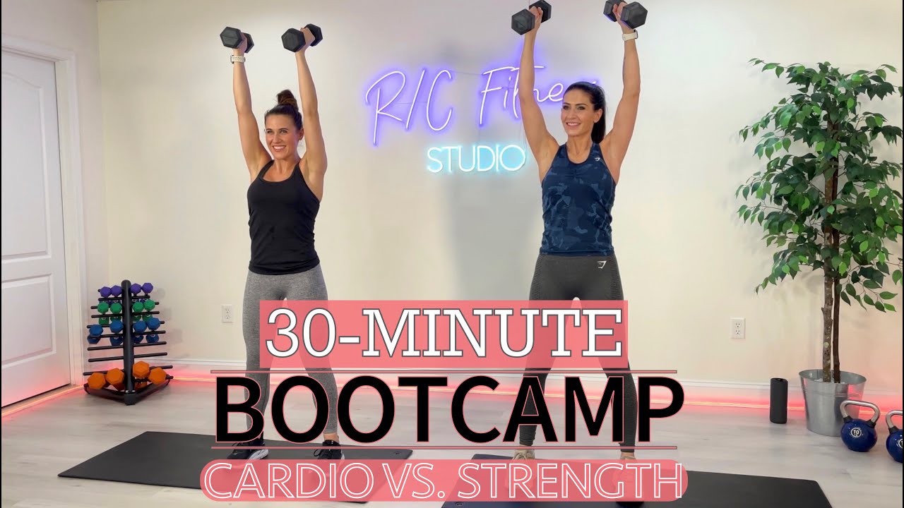 30-MINUTE BOOTCAMP CARDIO VS. STRENGTH / LOW-IMPACT MODIFICATIONS ...